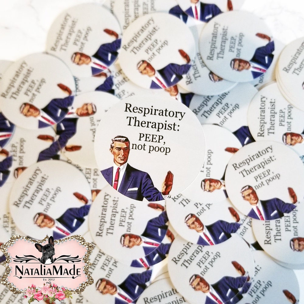Respiratory Therapist Peep Not Poop Waterproof Vinyl Sticker | Etsy