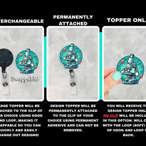 Microscope Laboratory Badge Reel, Clinical Lab Scientist Badge ID ...