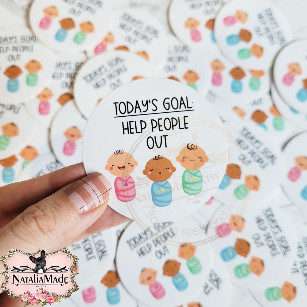 OB Nurse Waterproof Vinyl Sticker 2.3x2.3 NICU | Etsy