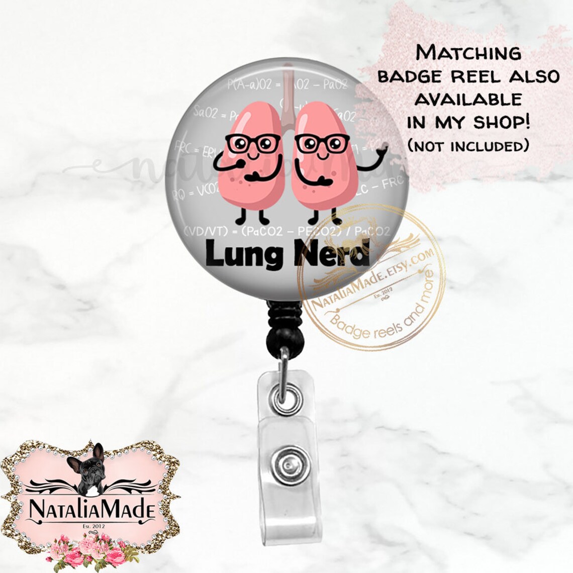 Lung Nerd Waterproof Vinyl Sticker, Respiratory Therapist Sticker Decal ...