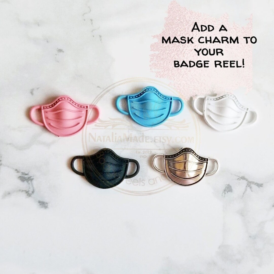 Mask Charm Add-on - Add ONE Mask Charm to Any ONE Badge! **must Be ...