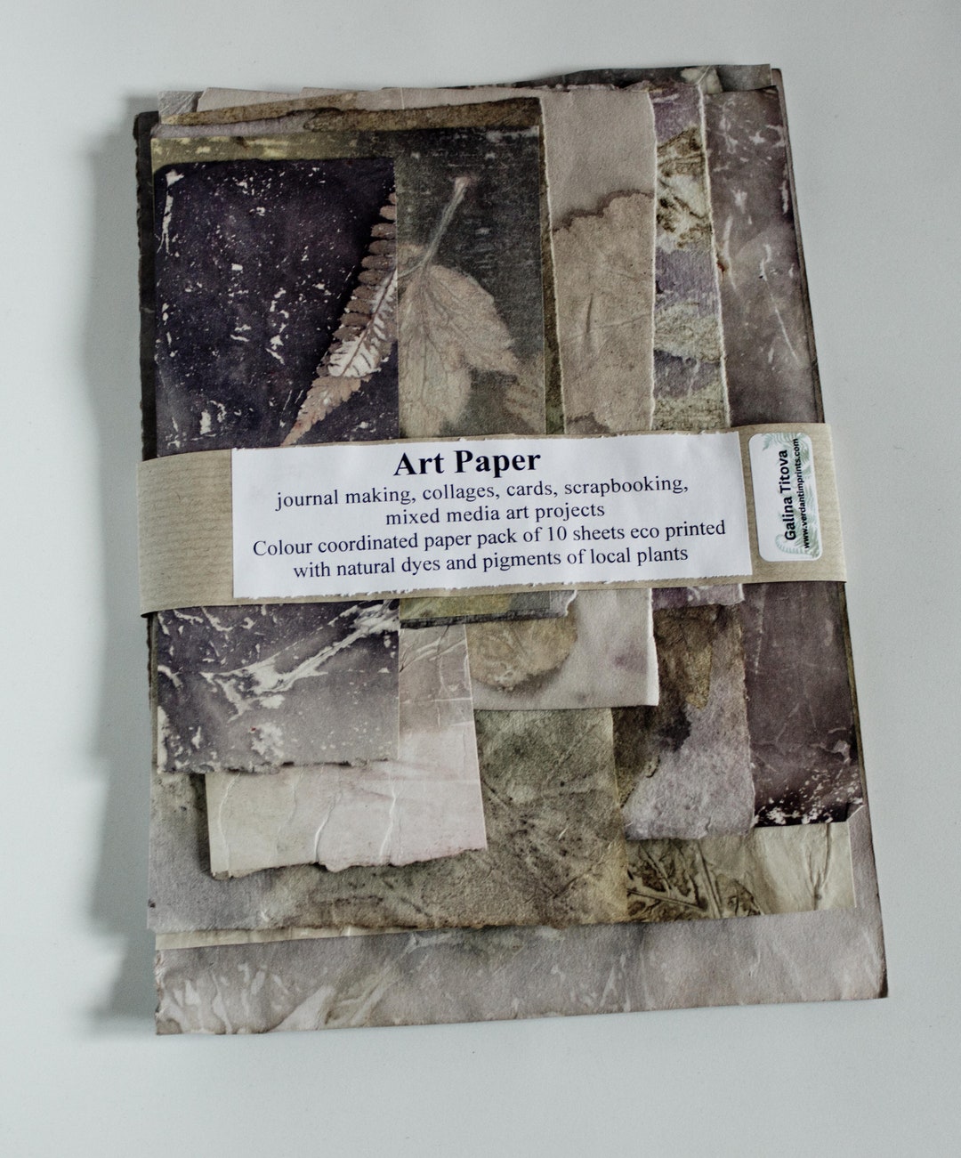 Grey Eco Printed Paper, Botanical Print, Decorative Paper, Paper for ...