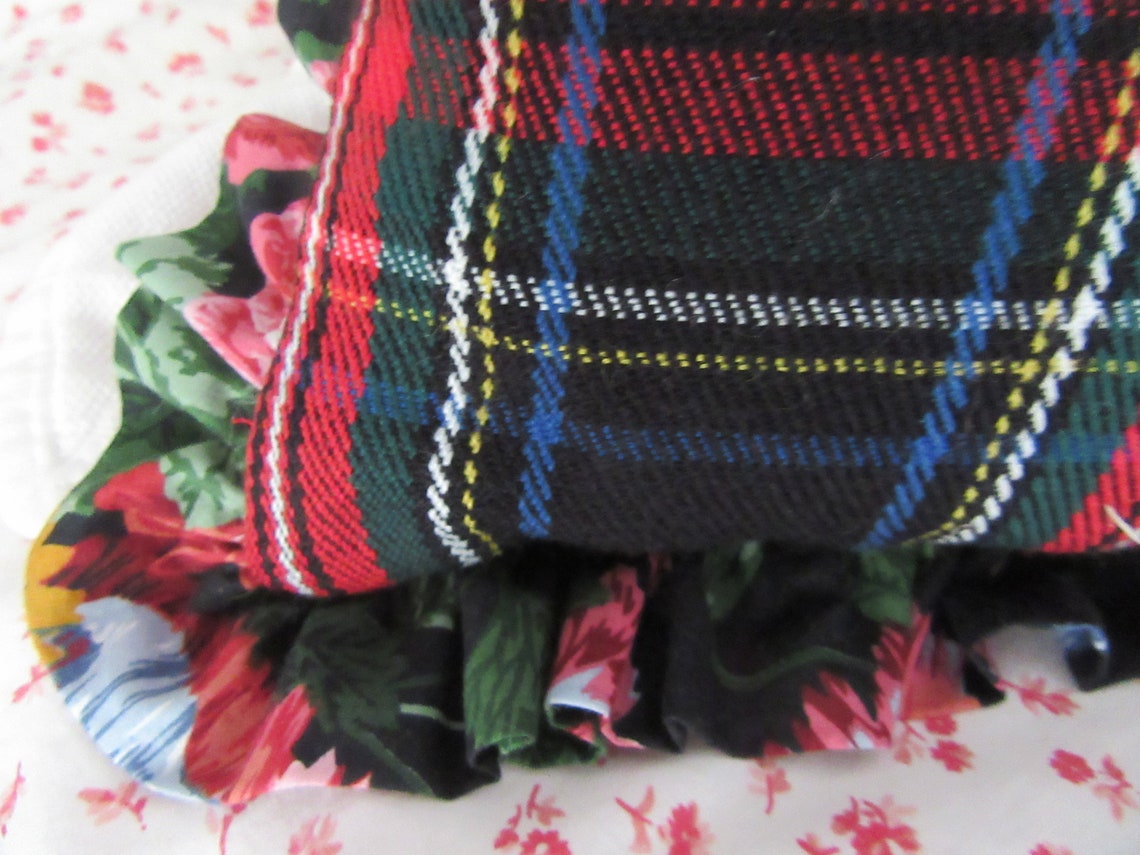 13 X 13 Antique Scottish Tartan Pillow - Etsy