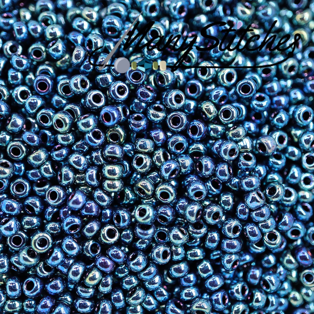 Metallic Indigo Iris, Miyuki 11/0 Round, (467) - 23g Tube - Etsy