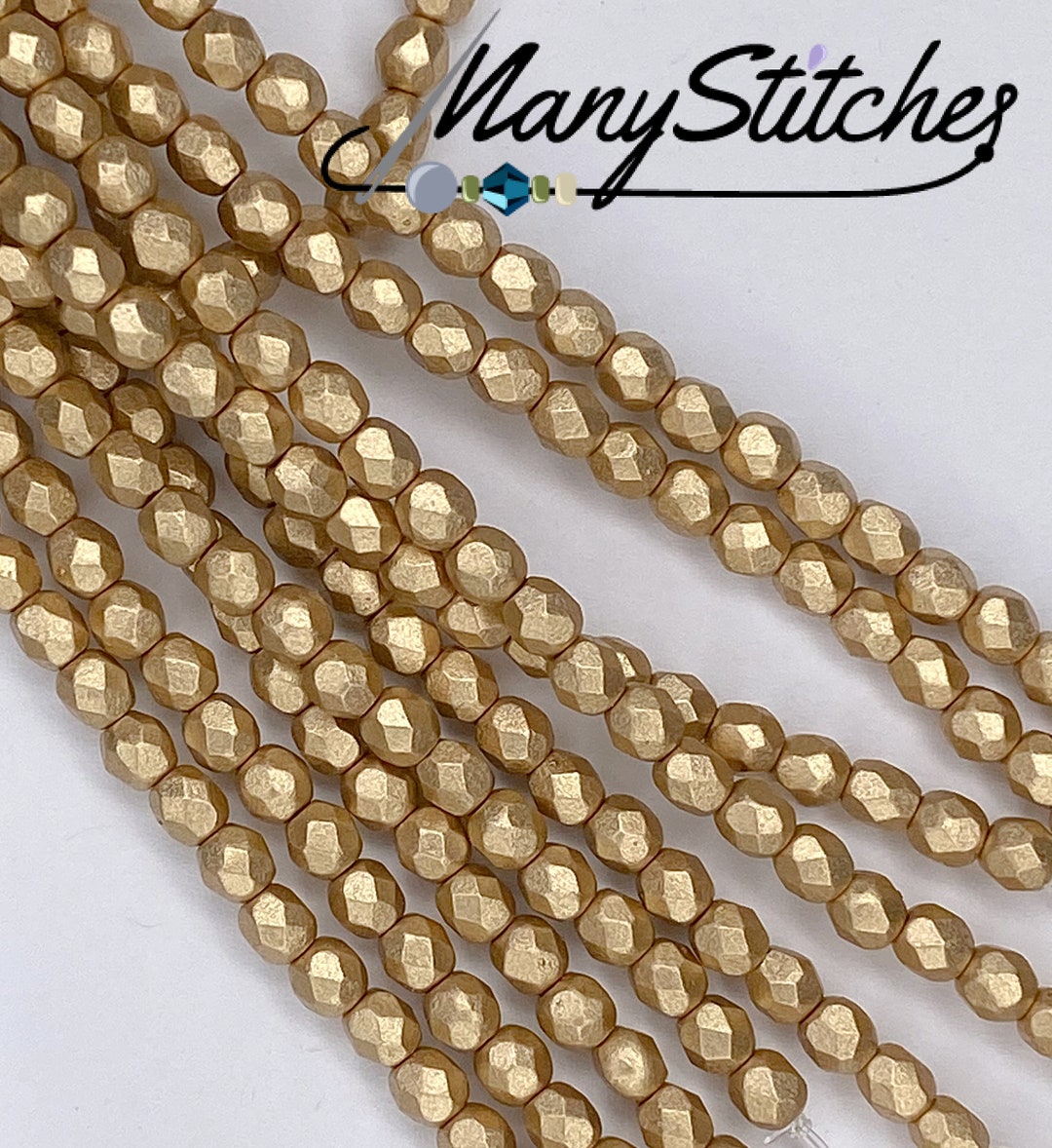 Crystal Bronze Pale Gold Czech Shield 4mm Fire Polish - 40 Beads - Etsy