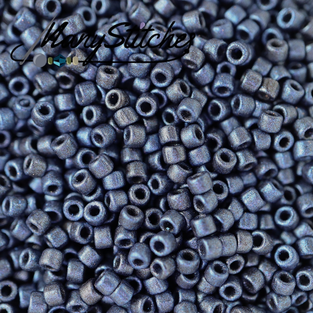 Metallic Suede Blue, Matubo 10/0 Cylinder Bead - 10g Tube - Etsy