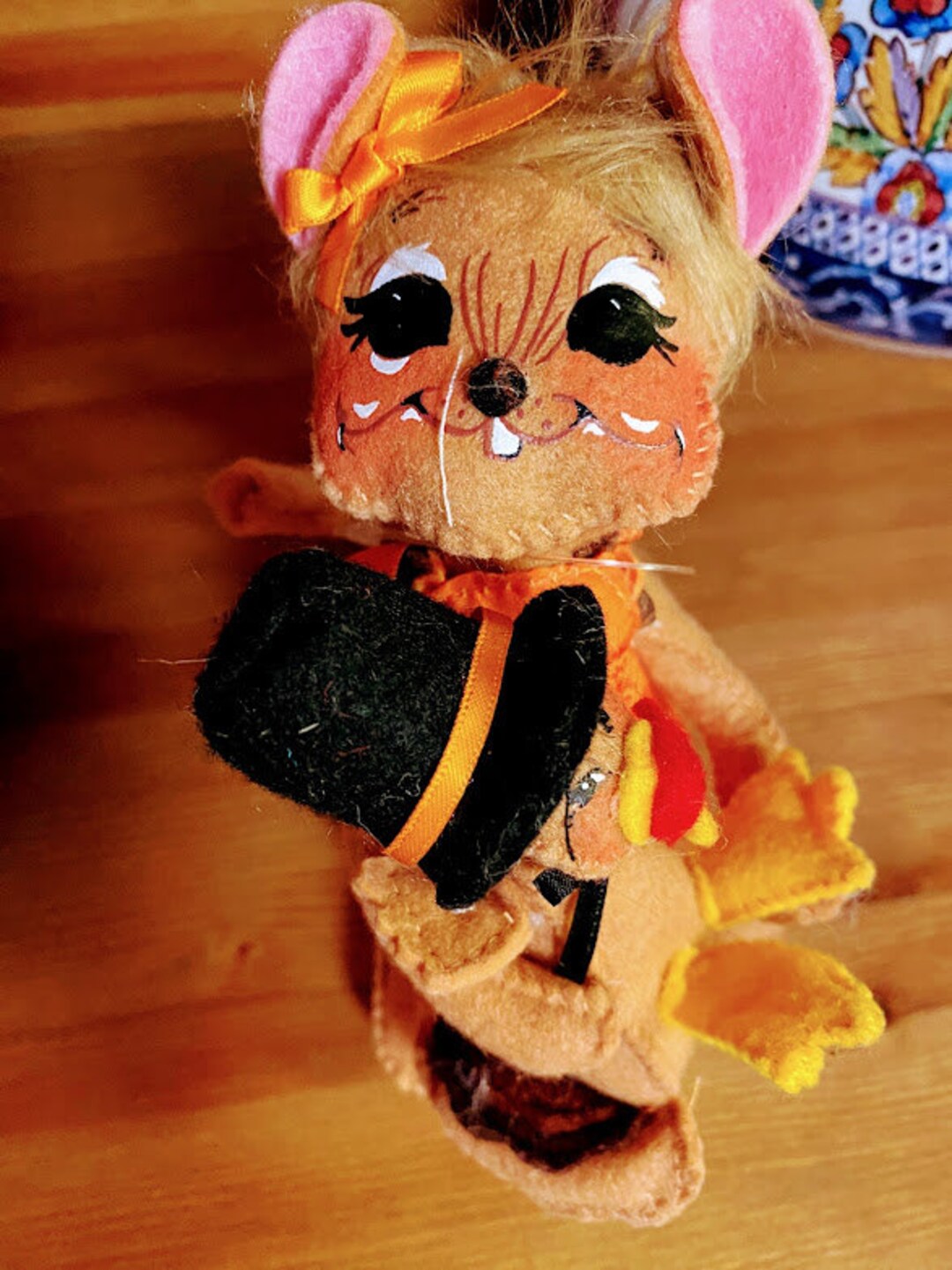 Toothed Mouse and Friend. Felt Stuffed Animal. Farm Animal. Mouse Toy ...
