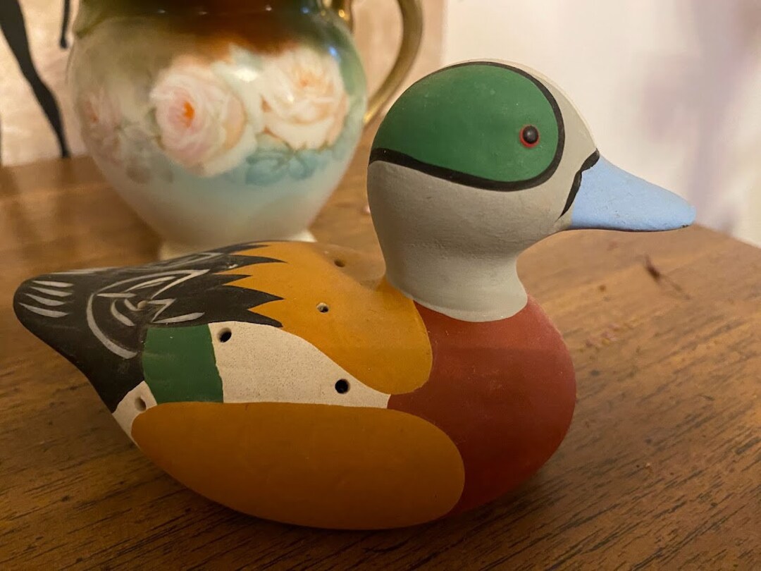 Ceramic Duck Figurine. Home Collection. Sculpture. Art Collectible. - Etsy