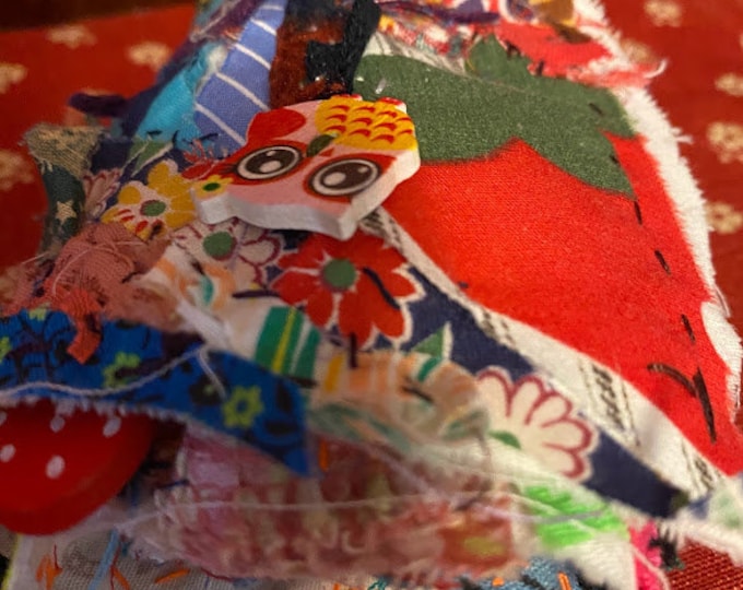 Colorful Snippet Roll. Junk Journal Snippet Roll. Colorful Fabric ...