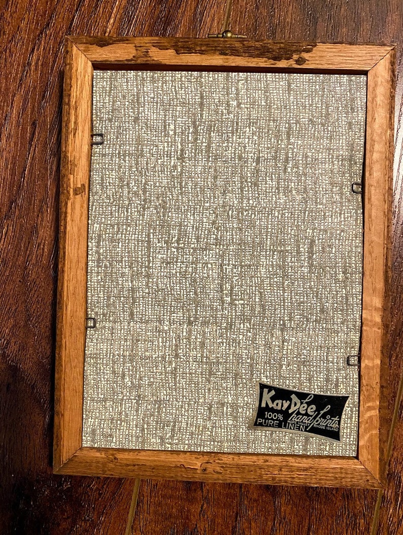 Framed Handprints Art. Kay Dee Hand Prints. 100% Pure Linen - Etsy