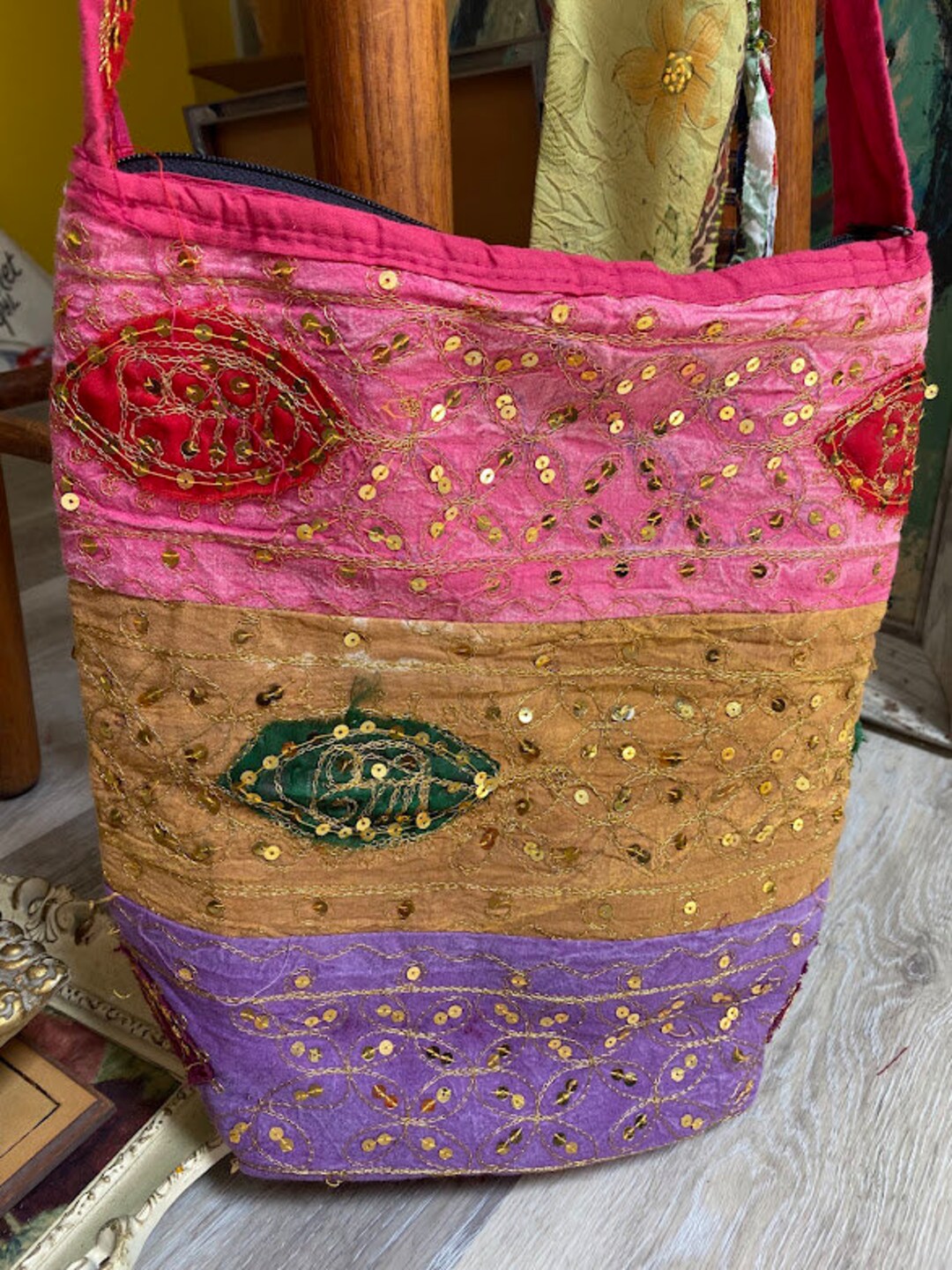 Handmade Indian Embroidery Bag. Women Purse - Etsy