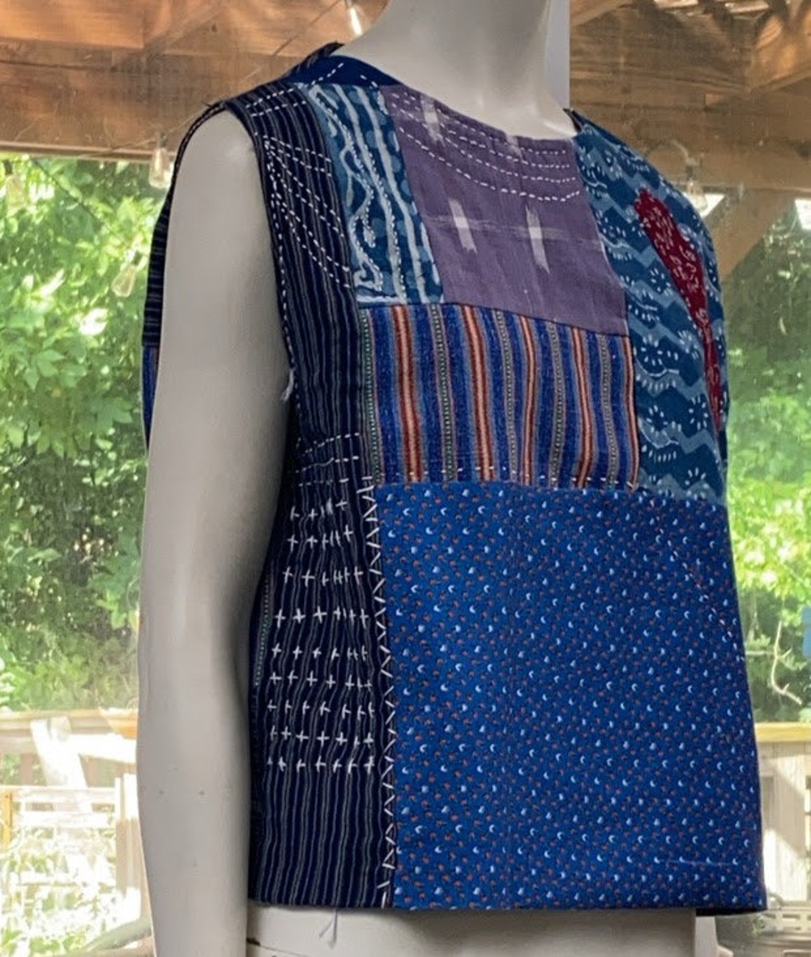 Upcycled Handmade BORO Patchwork Pullover Vast. Unique Clothing - Etsy