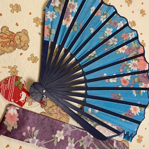 Asian Hold Hand Fan. Japanese Fan Art. Japanese Hold Fan. Hand Fans - Etsy