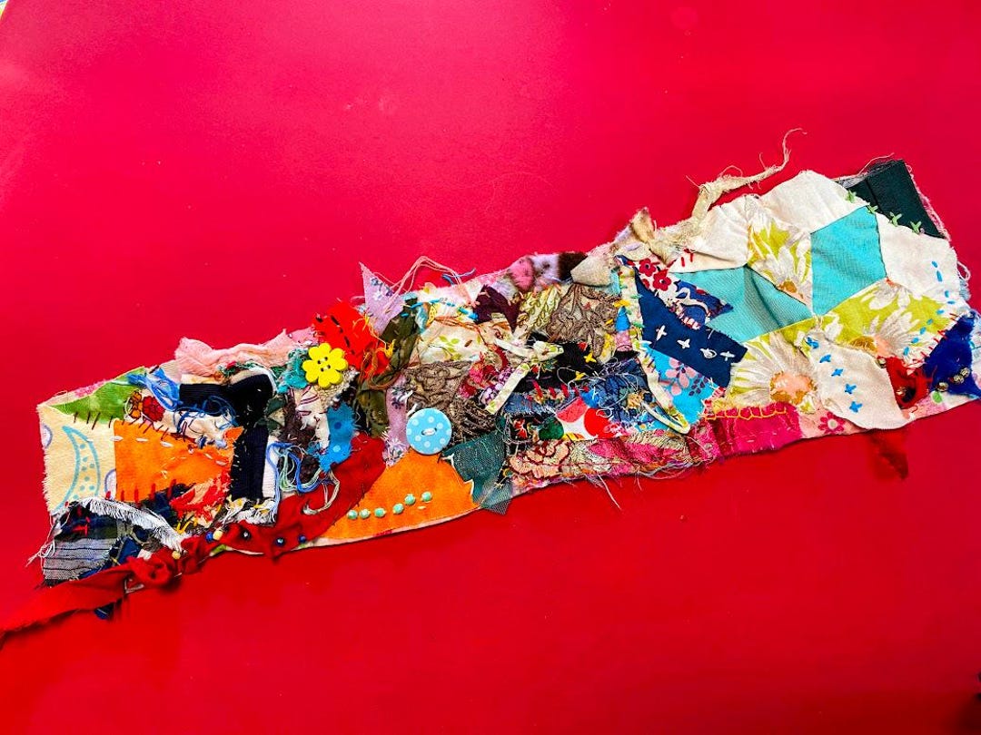 Colorful Snippet Roll. Junk Journal Snippet Roll. Colorful Fabric ...