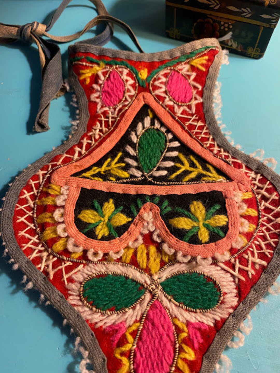 Vintage Portuguese Pocket. Textile Pocket Piece. Antique Fabric Art ...