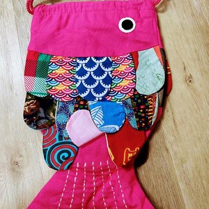Big Fish-shaped Handbag Purse With Colorful Folk Art Designs. Fish Bag ...