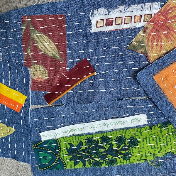 Sashiko Patch - Etsy