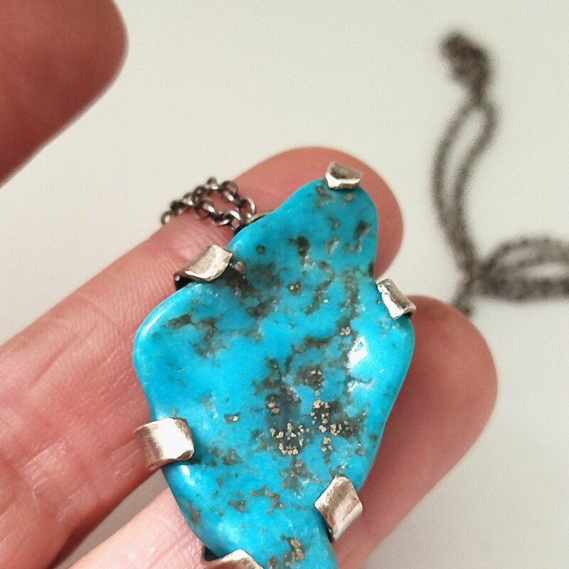 Turquoise Pendant - Etsy