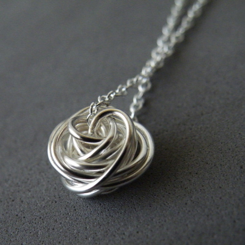 Knot Necklace - Etsy