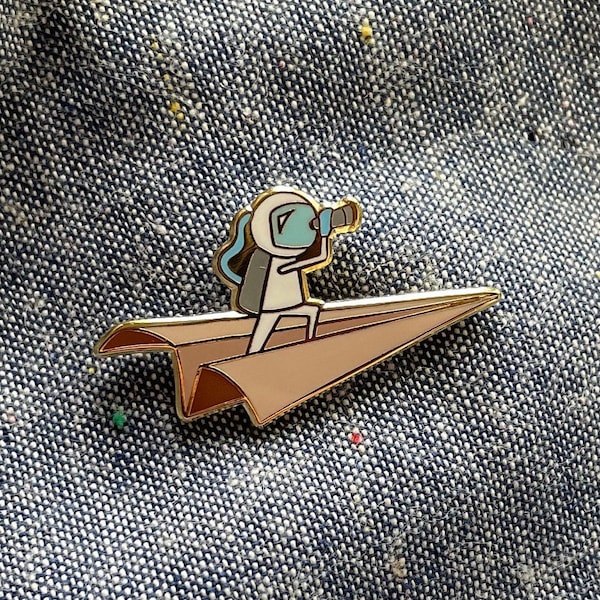 Space Enamel Pin - Etsy