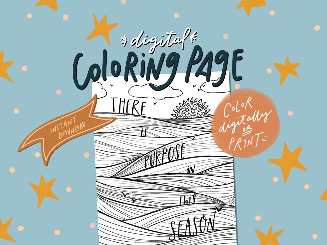 Nautical Inspirational Coloring Page Download | Printable Relaxing ...