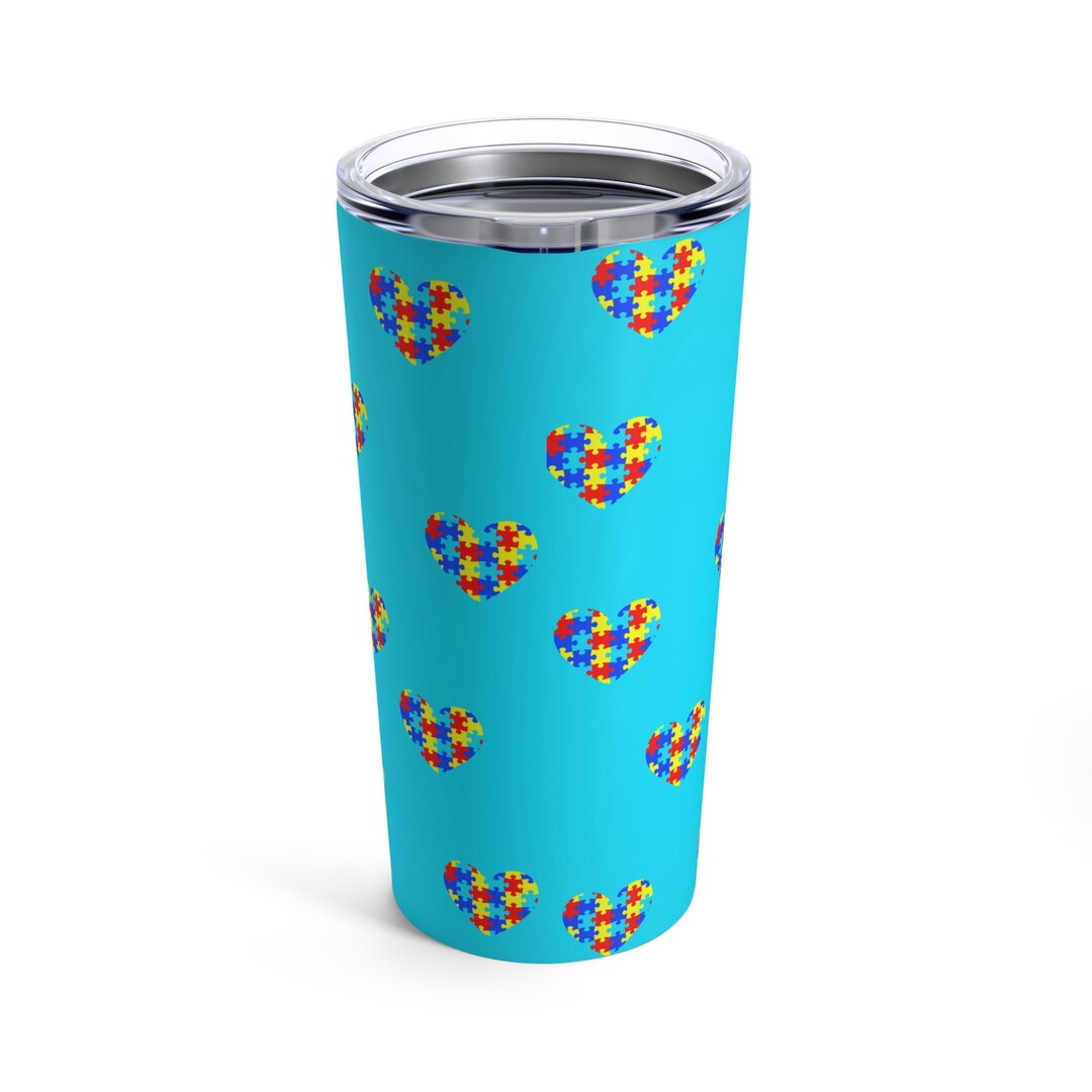 Autism Awareness Tumbler | 20oz Tumbler | Water Bottle | Tumbler ...