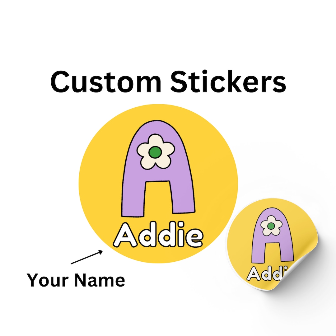 Custom Stickers Stickers for Kids Labels Kids Labels School Stickers ...