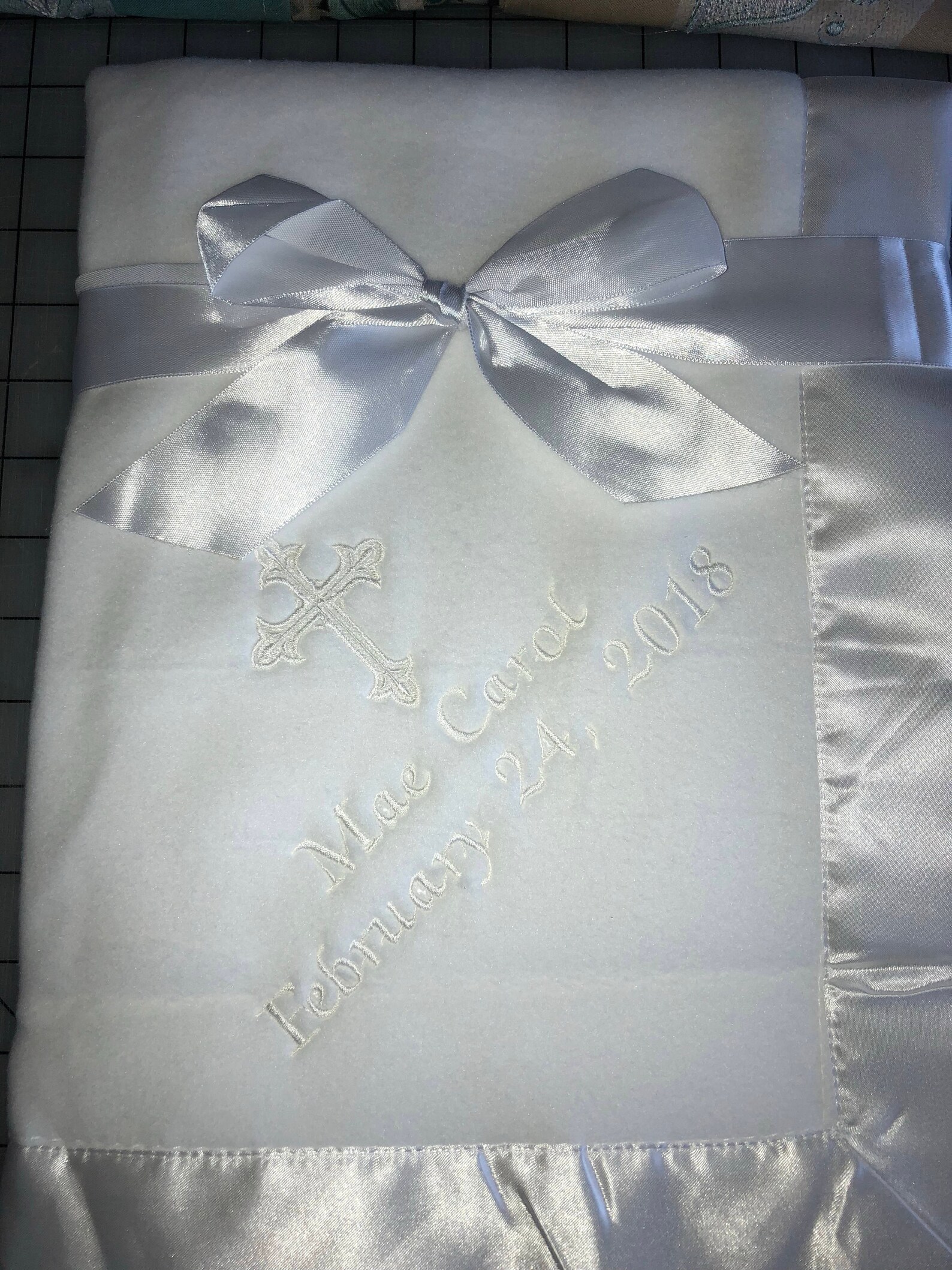 Baptism Blanket-personalized - Etsy