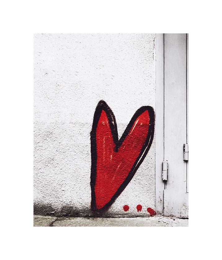 Instant Download Printable Art Graffiti Heart Street Art Drawing Heart ...