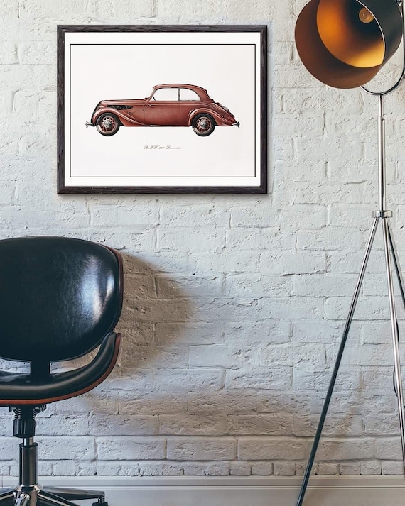 Instant Download Printable Poster Retro Car Collectible - Etsy