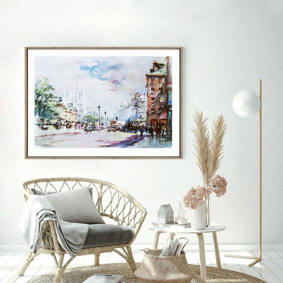 Watercolor Original Painting Poster Instant Download Printable | Etsy