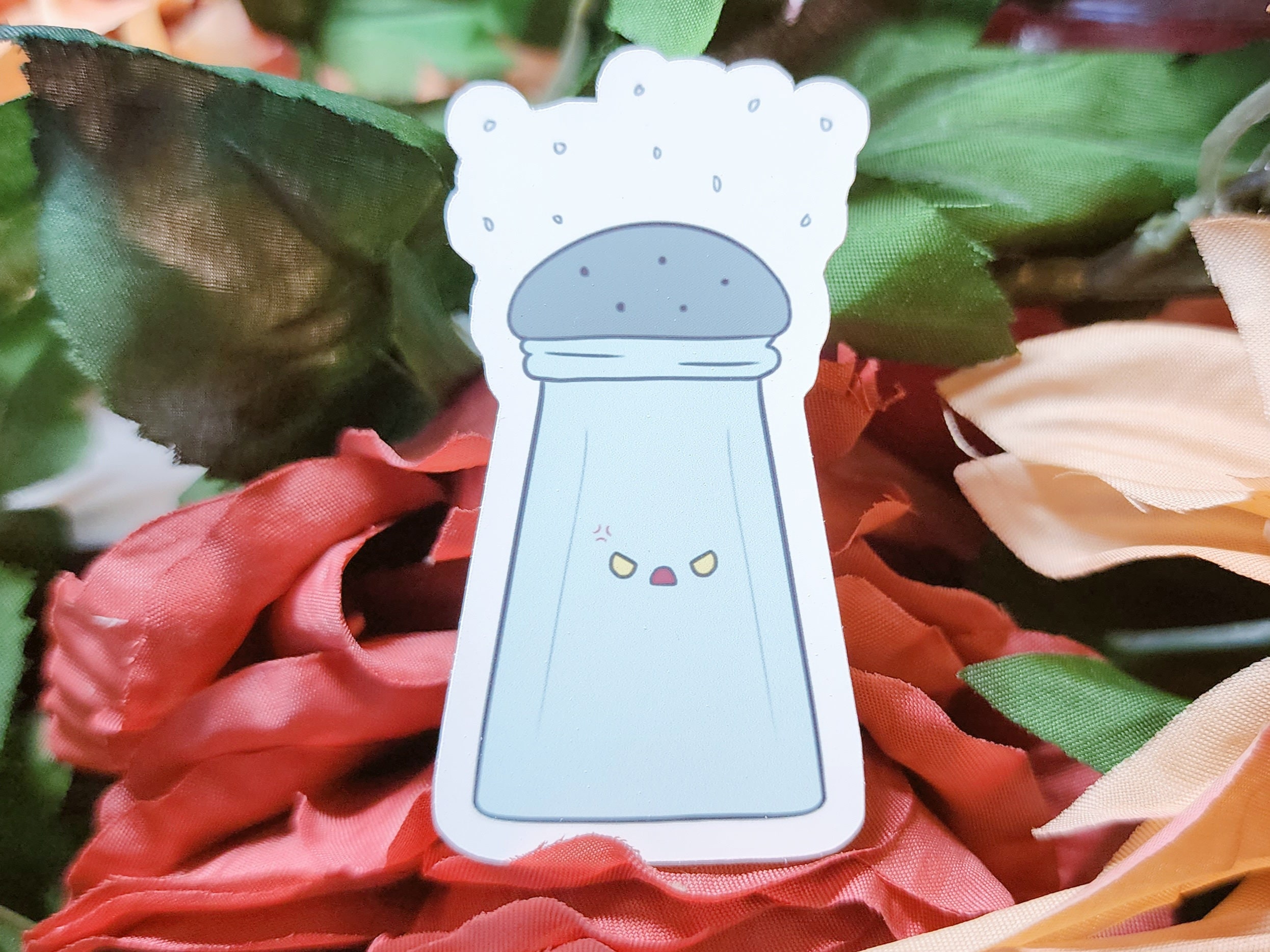 Angry Salt Shaker Cute Die Cut Sticker - Etsy