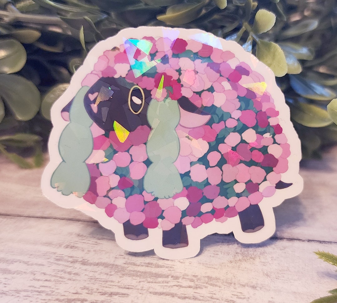 Hydrangea Wooloo Die Cut Vinyl Stickers Kawaii Stickers for Planner ...