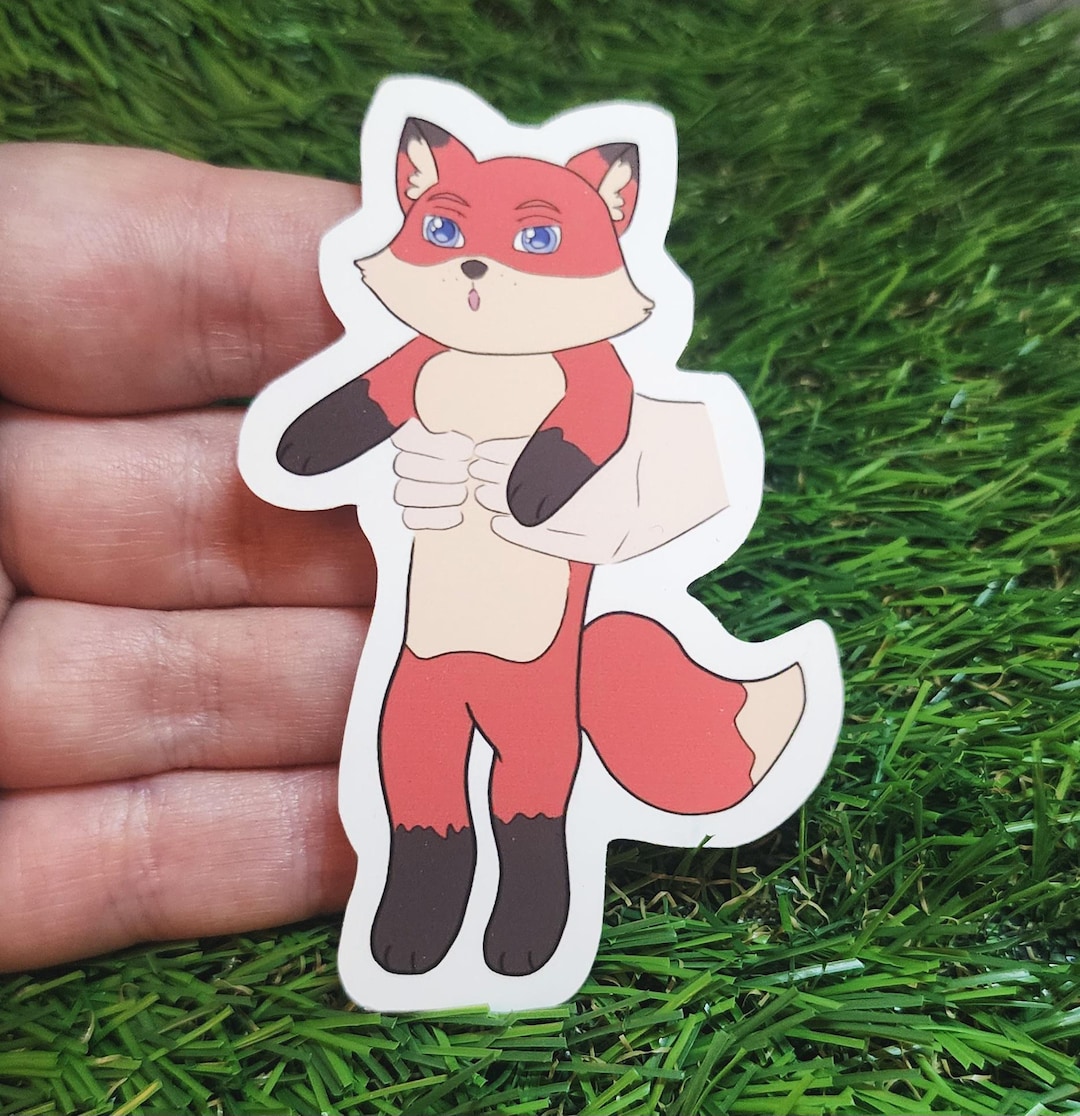 Long Foxy Kawaii Stickers for Planner Cute Stickers - Etsy