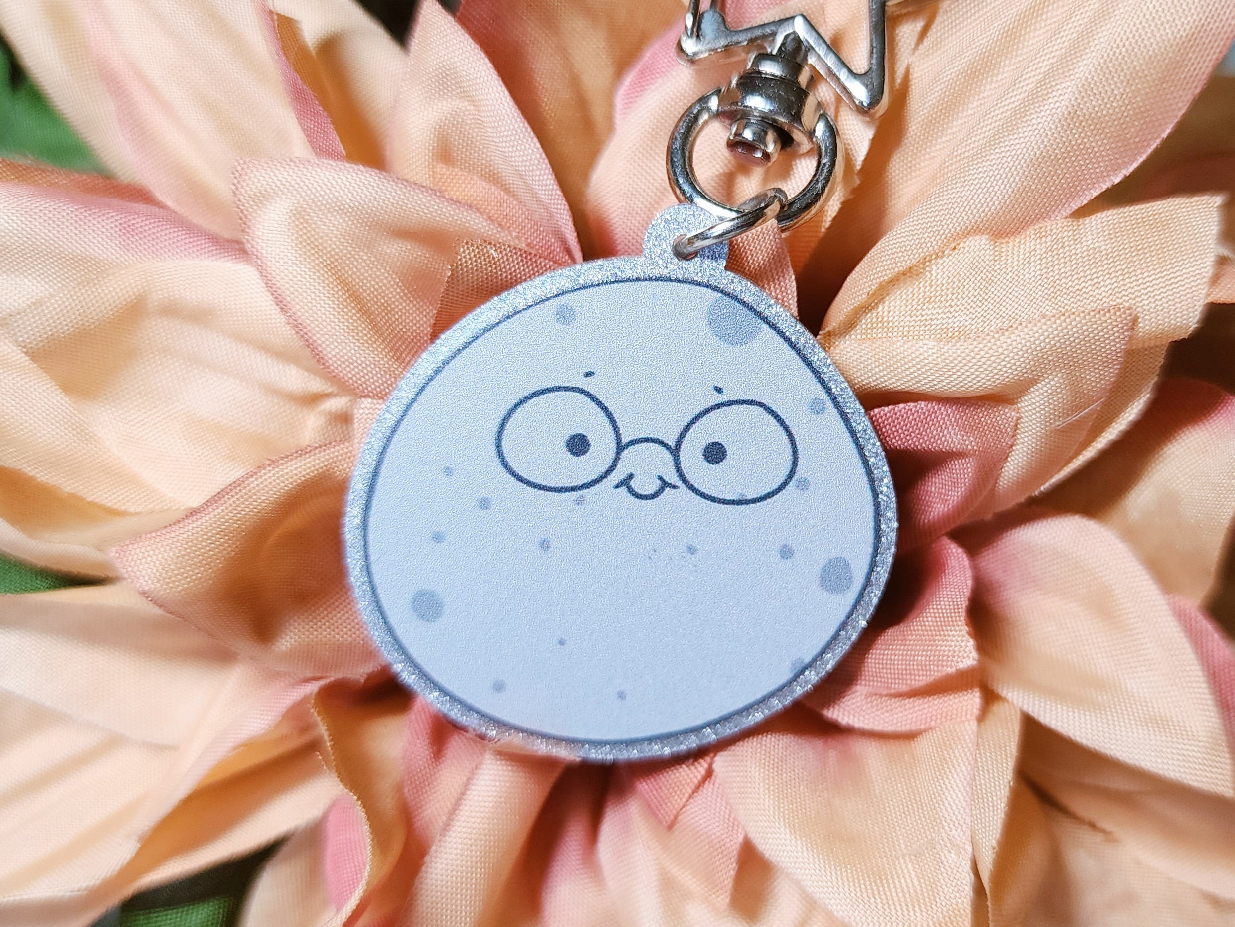 Kawaii Moon Cute Acrylic Charm - Etsy