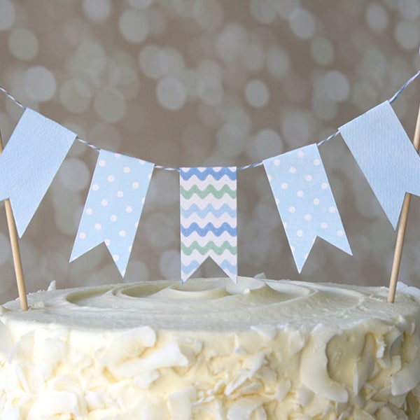Pennant Cake Topper - Etsy