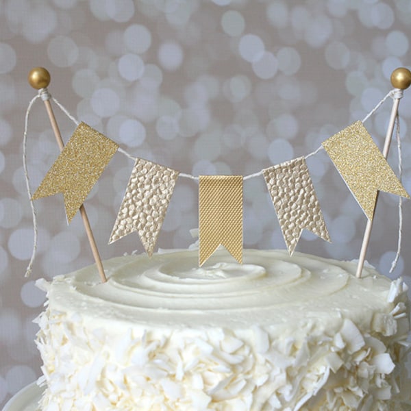 Bunting Cake Topper - Etsy