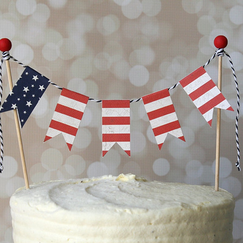 4th of July Bunting - Etsy