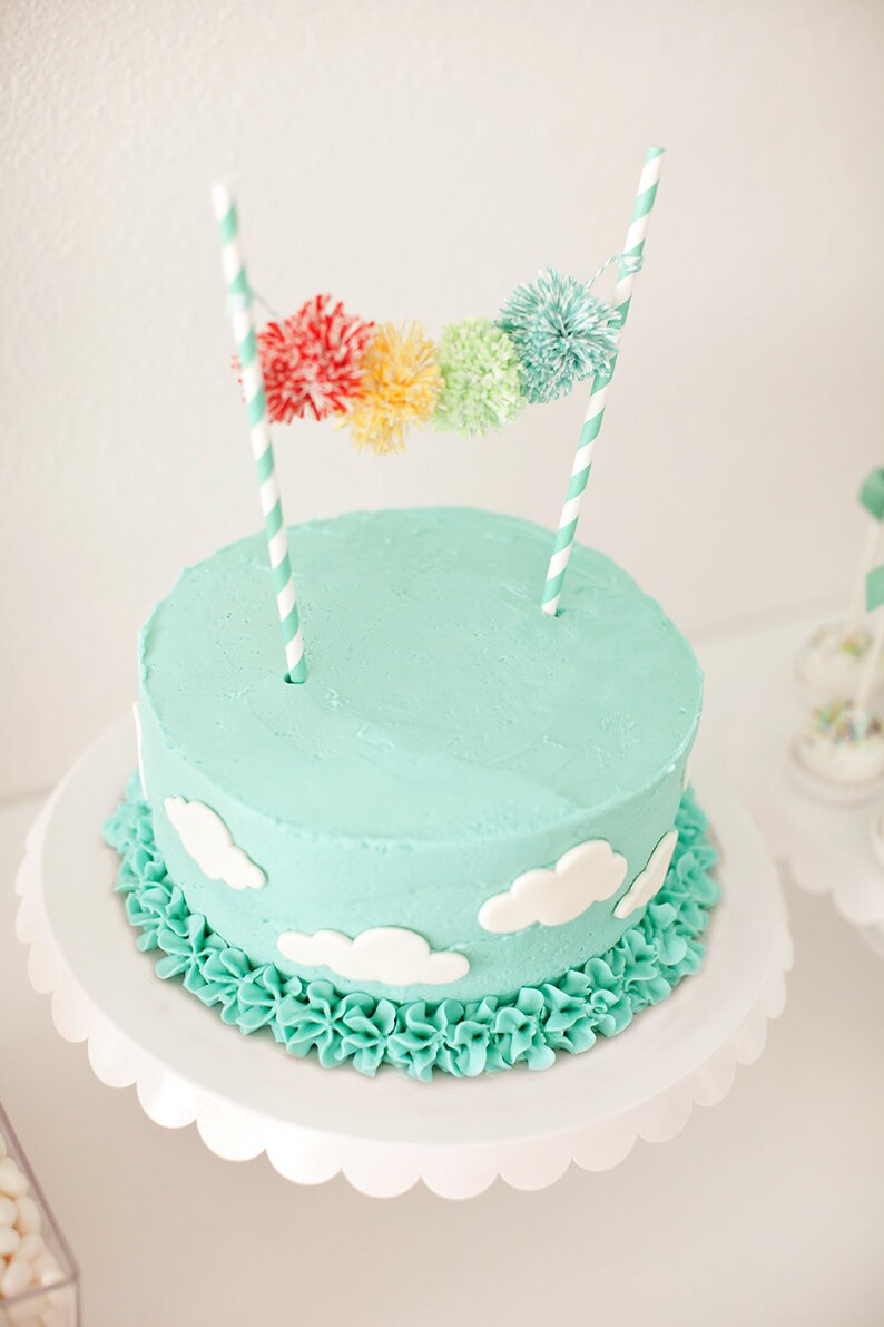 Cloud Paper Straws (12) - Cloud Baby Shower, Twinkle Twinkle, Cloud ...