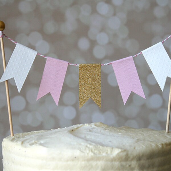 Bunting Cake Topper - Etsy