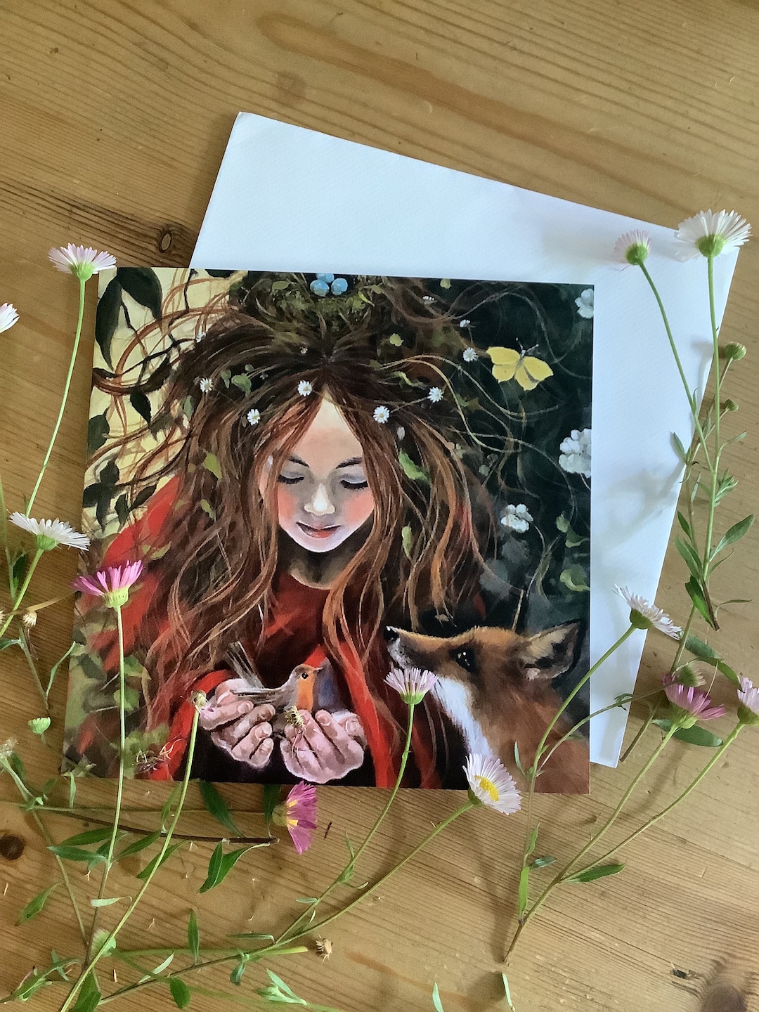 Messy Birds Nest Hair, Magical, Little Red Riding Hood, Fox and Girl ...