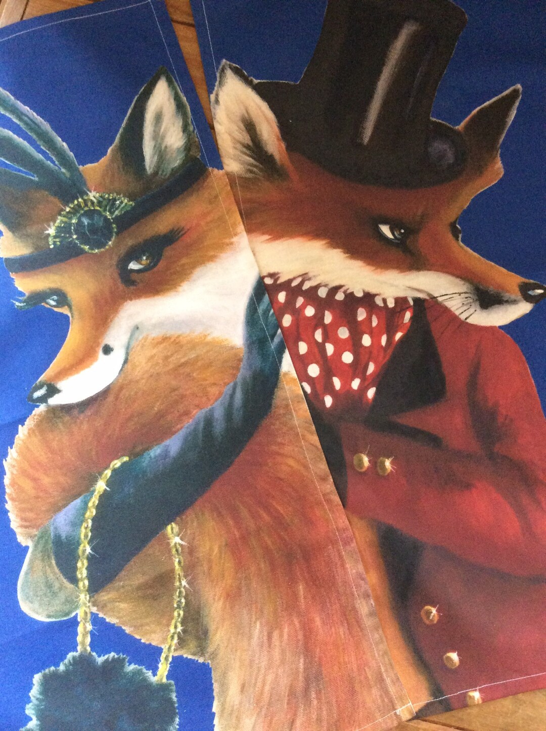 Fox Tea Towels , Fox Gifts, Country Kitchen, Country Christmas ...
