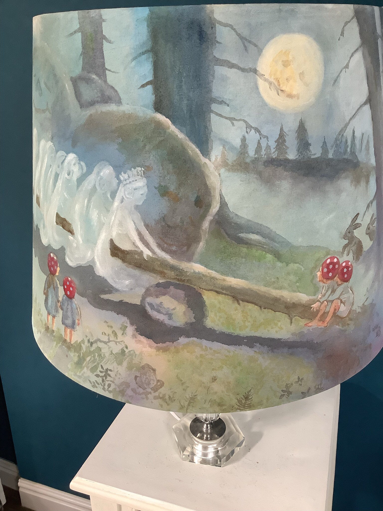 Hand Painted Lampshades, Painted Shades, Unique Lighting, Bespoke ...