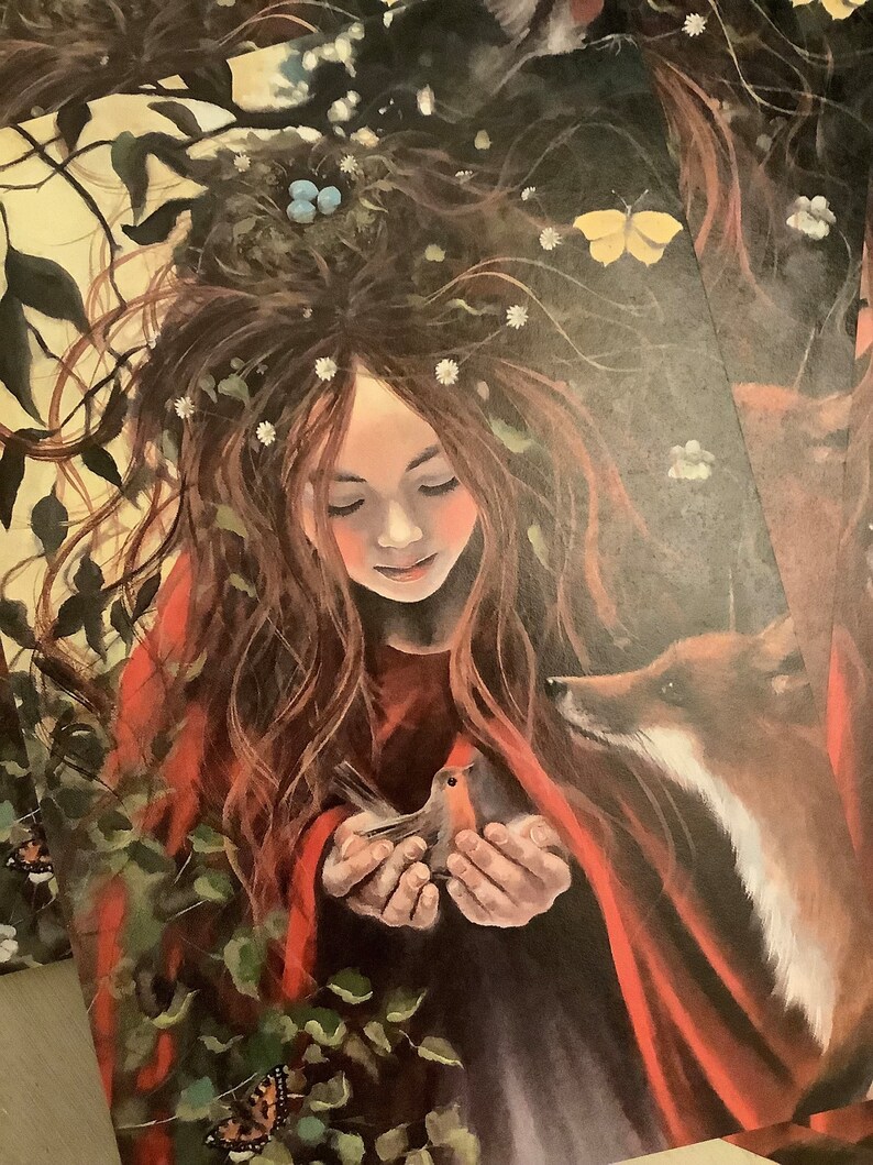 Messy Birds Nest Hair, Magical, Little Red Riding Hood, Fox and Girl ...