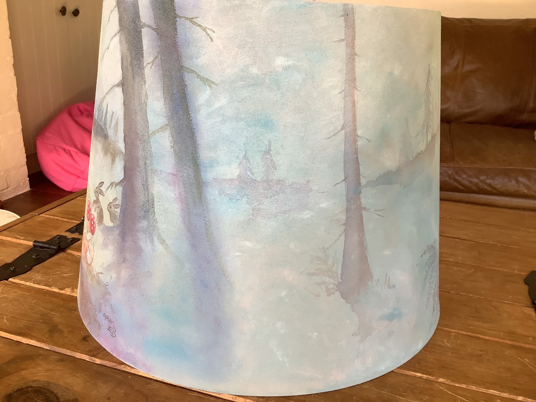 Hand Painted Lampshades, Painted Shades, Unique Lighting, Bespoke ...