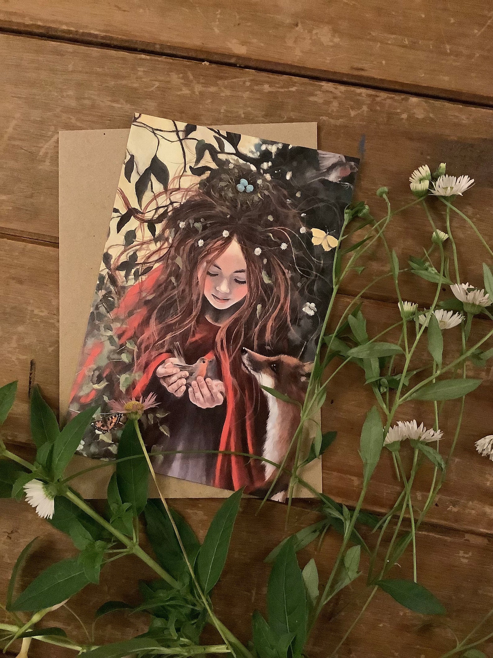 Messy Birds Nest Hair, Magical, Little Red Riding Hood, Fox and Girl ...