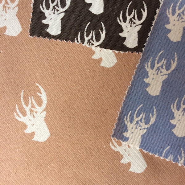 Stag Fabric - Etsy