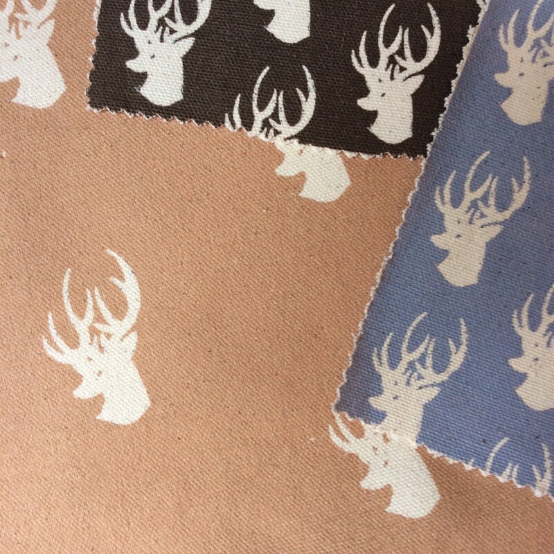 Stag Fabric - Etsy