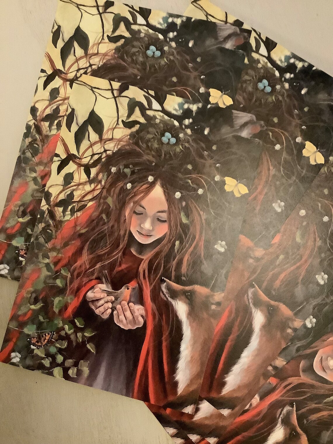 Messy Birds Nest Hair, Magical, Little Red Riding Hood, Fox and Girl ...