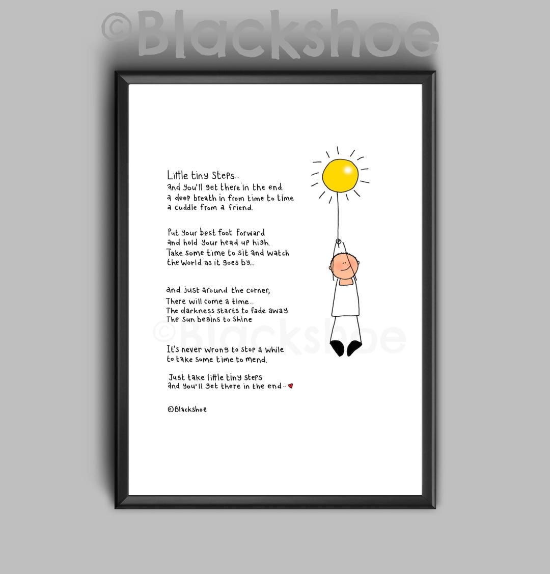 Poem for Strength, Inspiration Print, Poem for Friend, Tough Times Poem ...